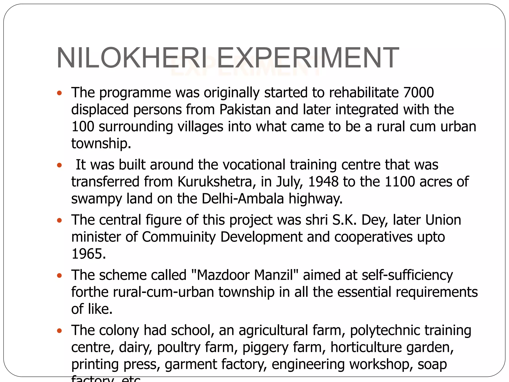 15.rural development experiments in india | PPTX