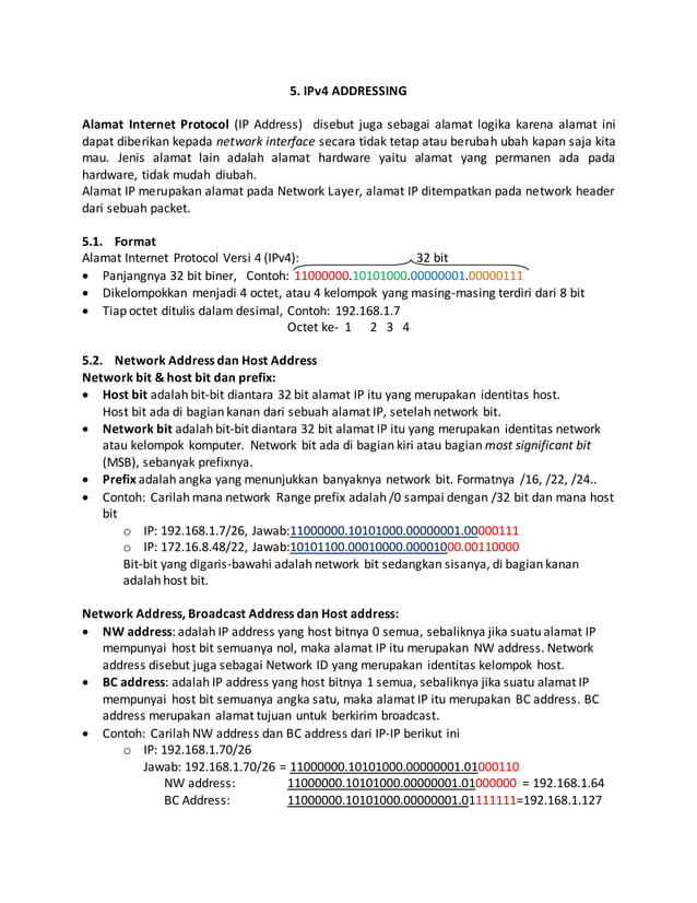 IPv4 Addressing | PDF