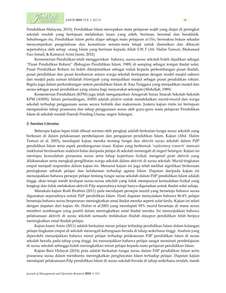 15. tahap penggunaan surau dalam pembelajaran dan | PDF