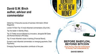 David Birch - AI and the Blockchain | PPTX