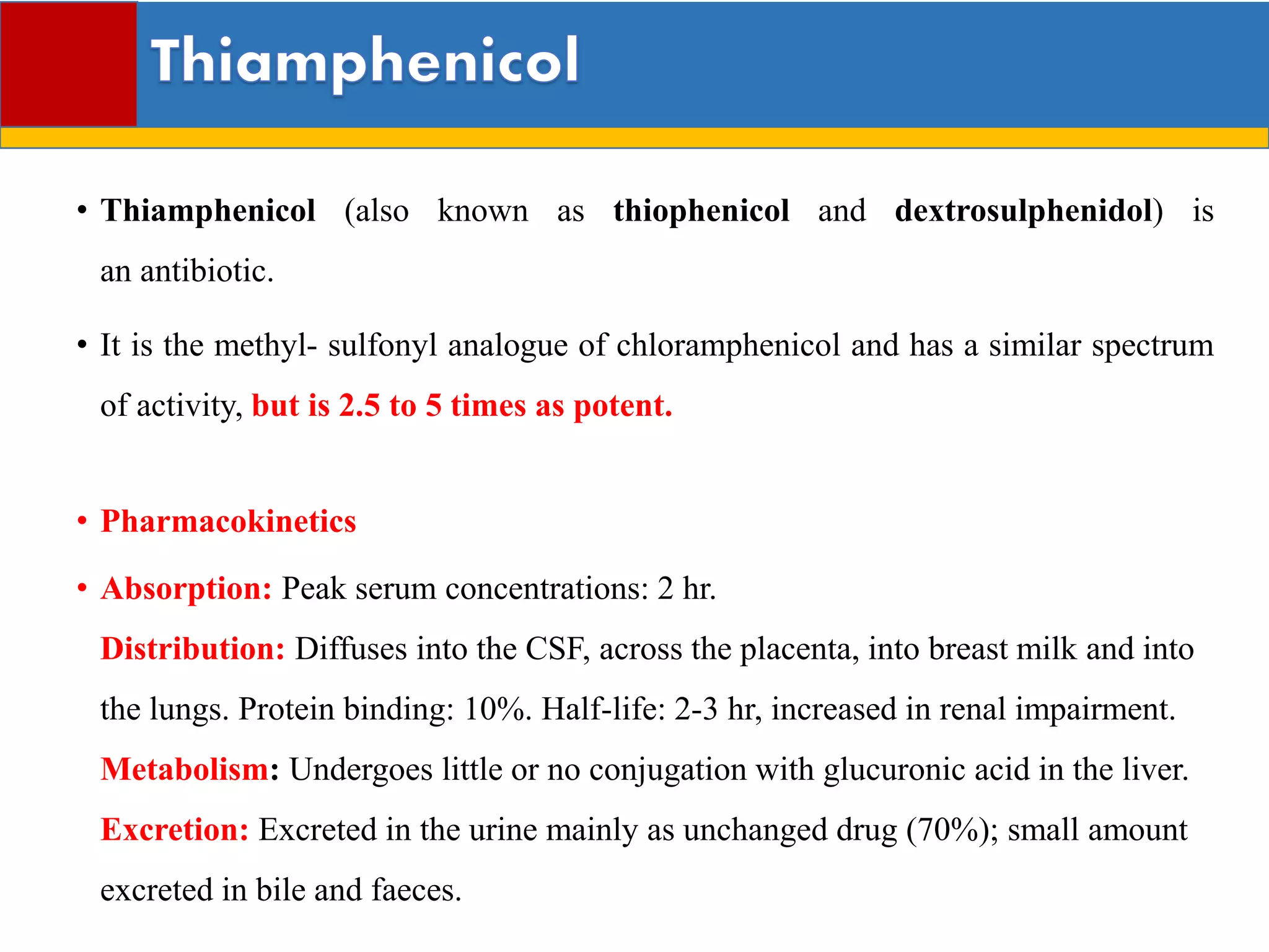 Chloramphenicol | PPTX