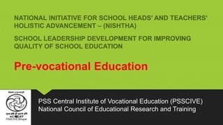 Module 15: Pre-Vocational Education | PPTX