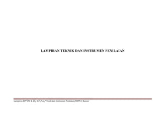 15. lampiran teknik dan instrumen penilaian ipa 9 s2 | PDF