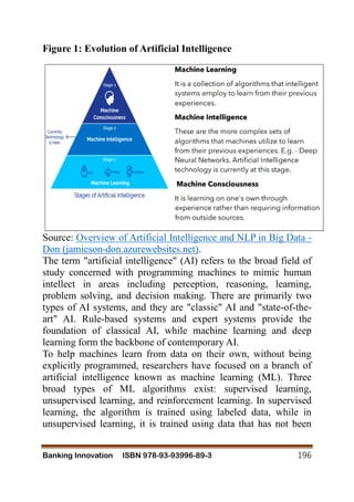 REVOLUTIONIZING BANKING OPERATIONS: THE ROLE OF ARTIFICIAL INTELLIGENCE ...