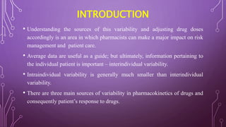 Individualization of drug dosage regimen | PPTX
