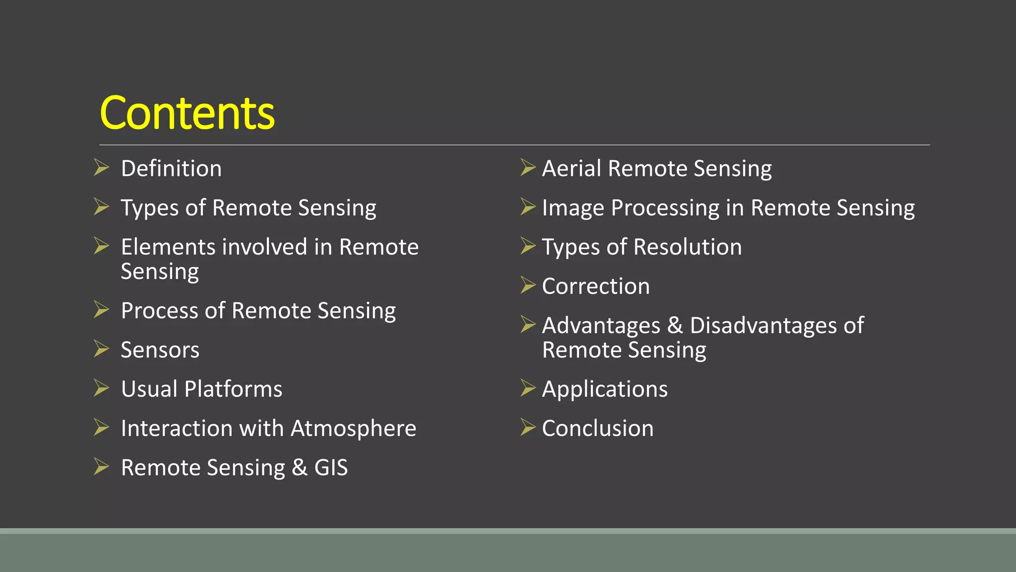 Remote sensing | PPTX