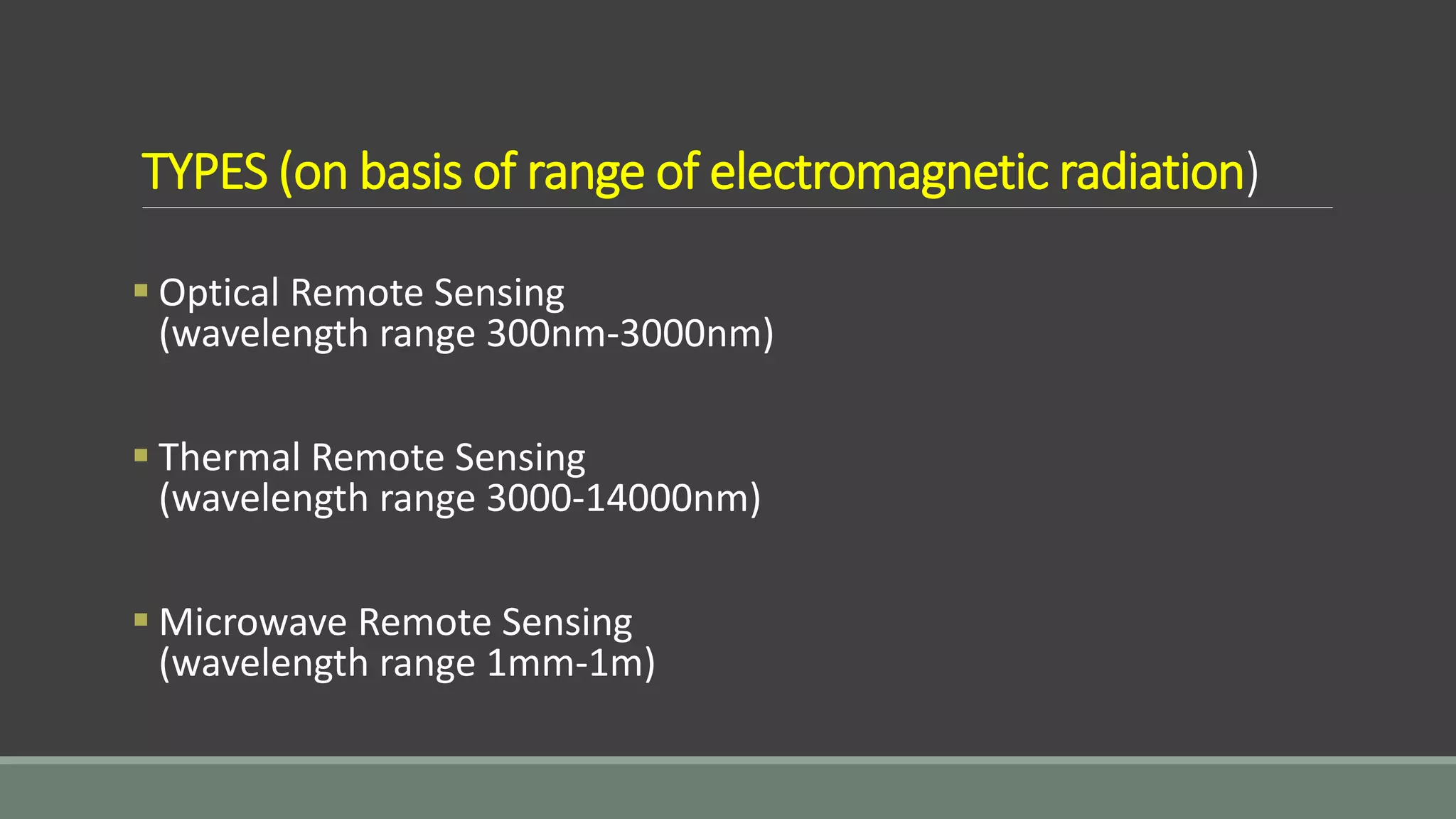 Remote sensing | PPTX