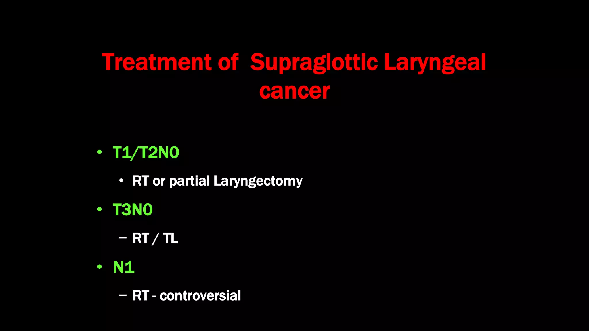 Laryngeal malignancies | PPTX