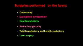 Laryngeal malignancies | PPTX