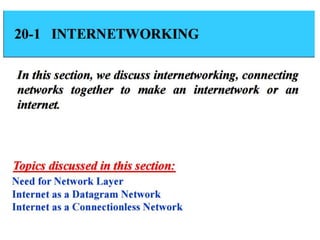 SYBSC IT COMPUTER NETWORKS UNIT IV Network Layer-IP | PPT