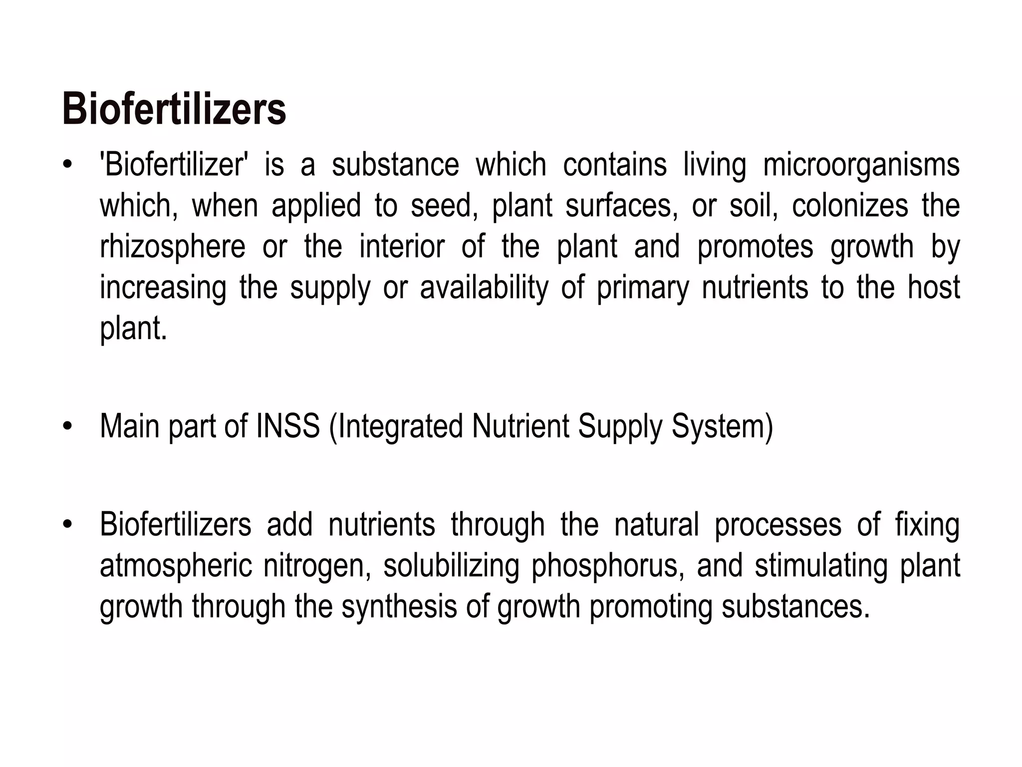 biofertilizers and biopesticides | PPT