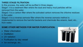 Water Purification and Water Resources | PPTX