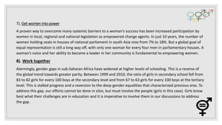Gender equality is a human right | PPTX
