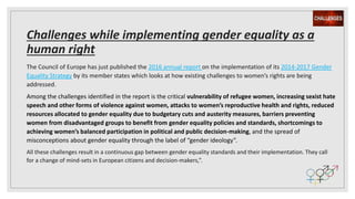 Gender equality is a human right | PPTX