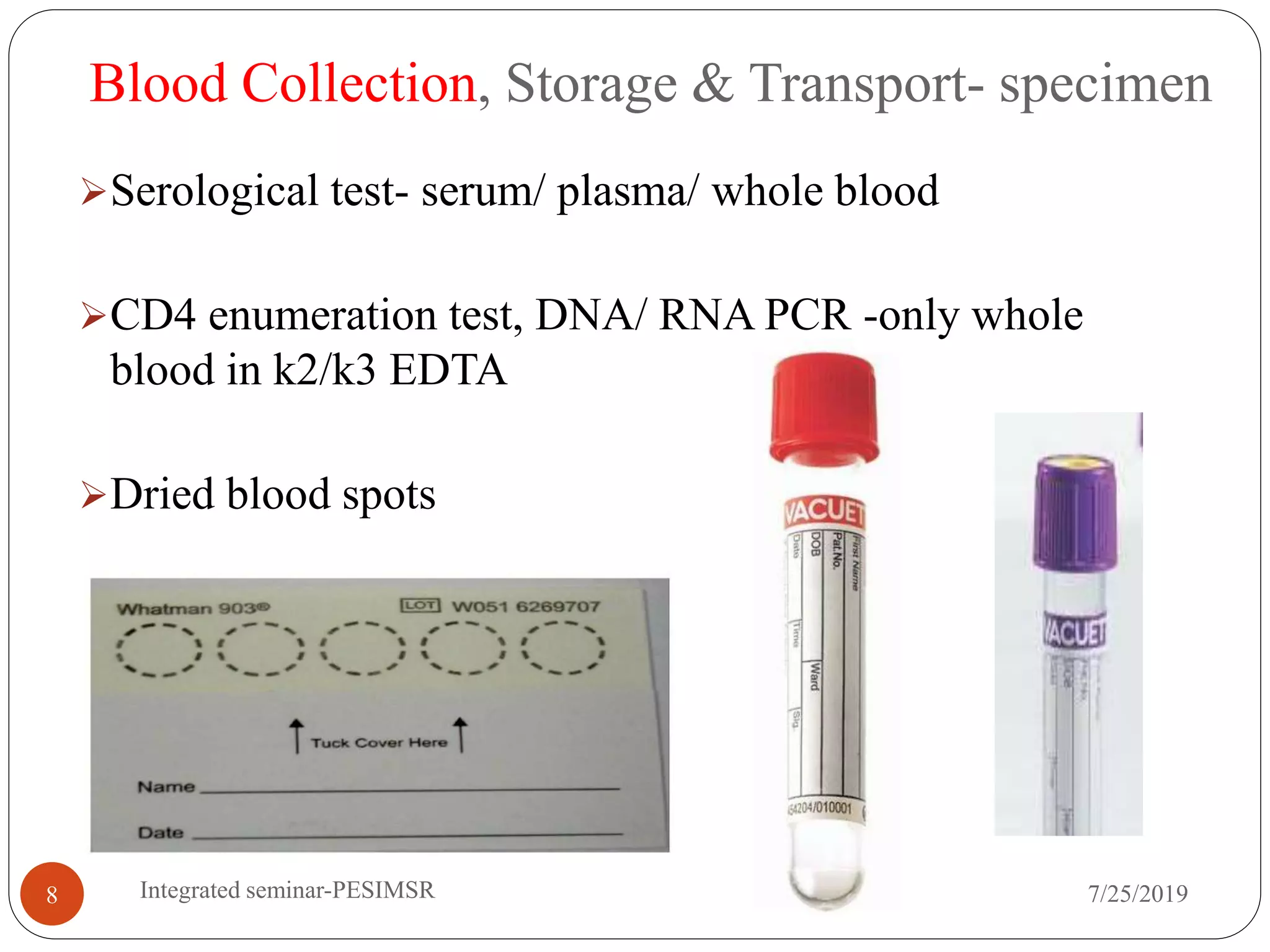 15. lab diagnosis of hiv | PPTX