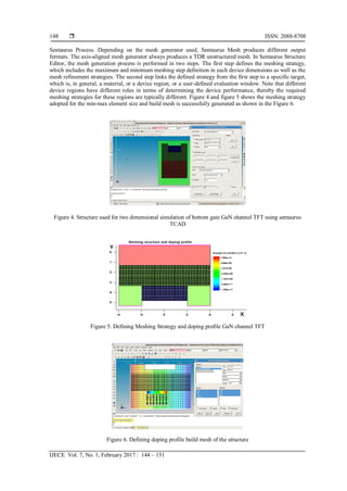 Performance Evaluation of GaN Based Thin Film Transistor using TCAD Simulation | PDF