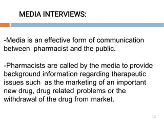 Prescribed medication order and communication skills | PPTX