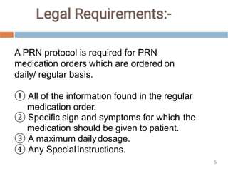 Prescribed medication order and communication skills | PPTX