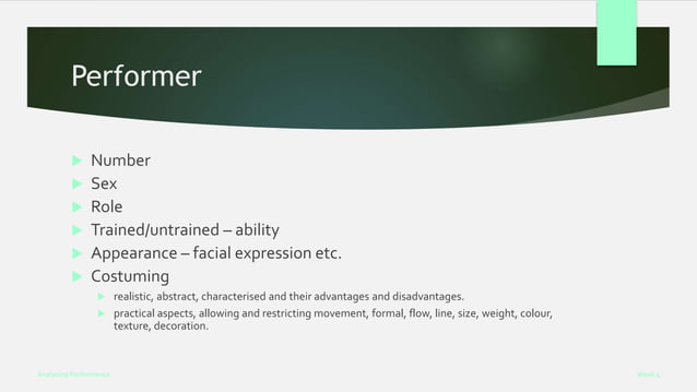 15.02.21 Analysing Performance - Nexus of the four strands | PPTX
