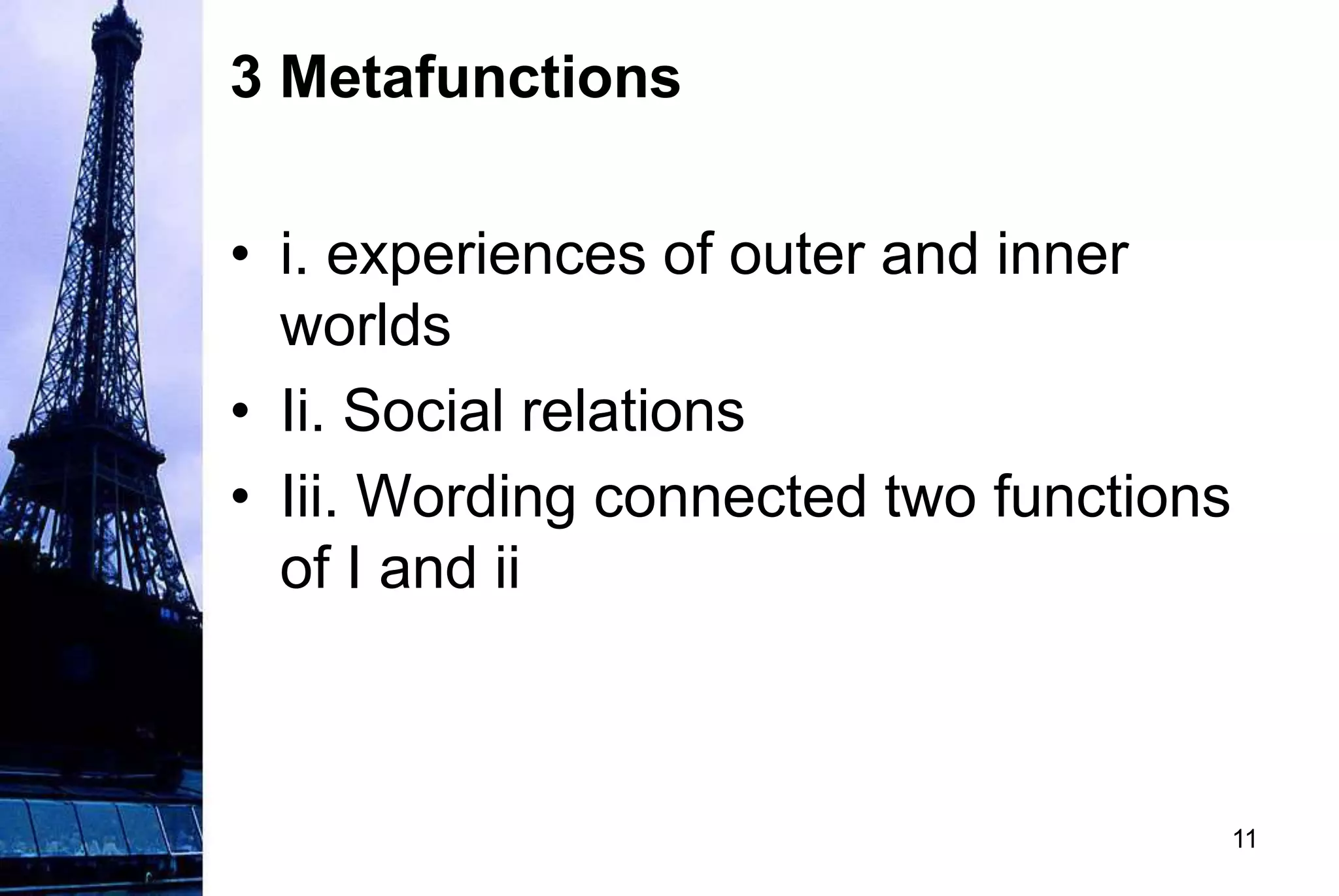 15. intro to lang. functional linguistics | PPT
