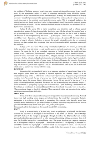 Qualities of a good essay: an assessment of the writings of Nigerian ...