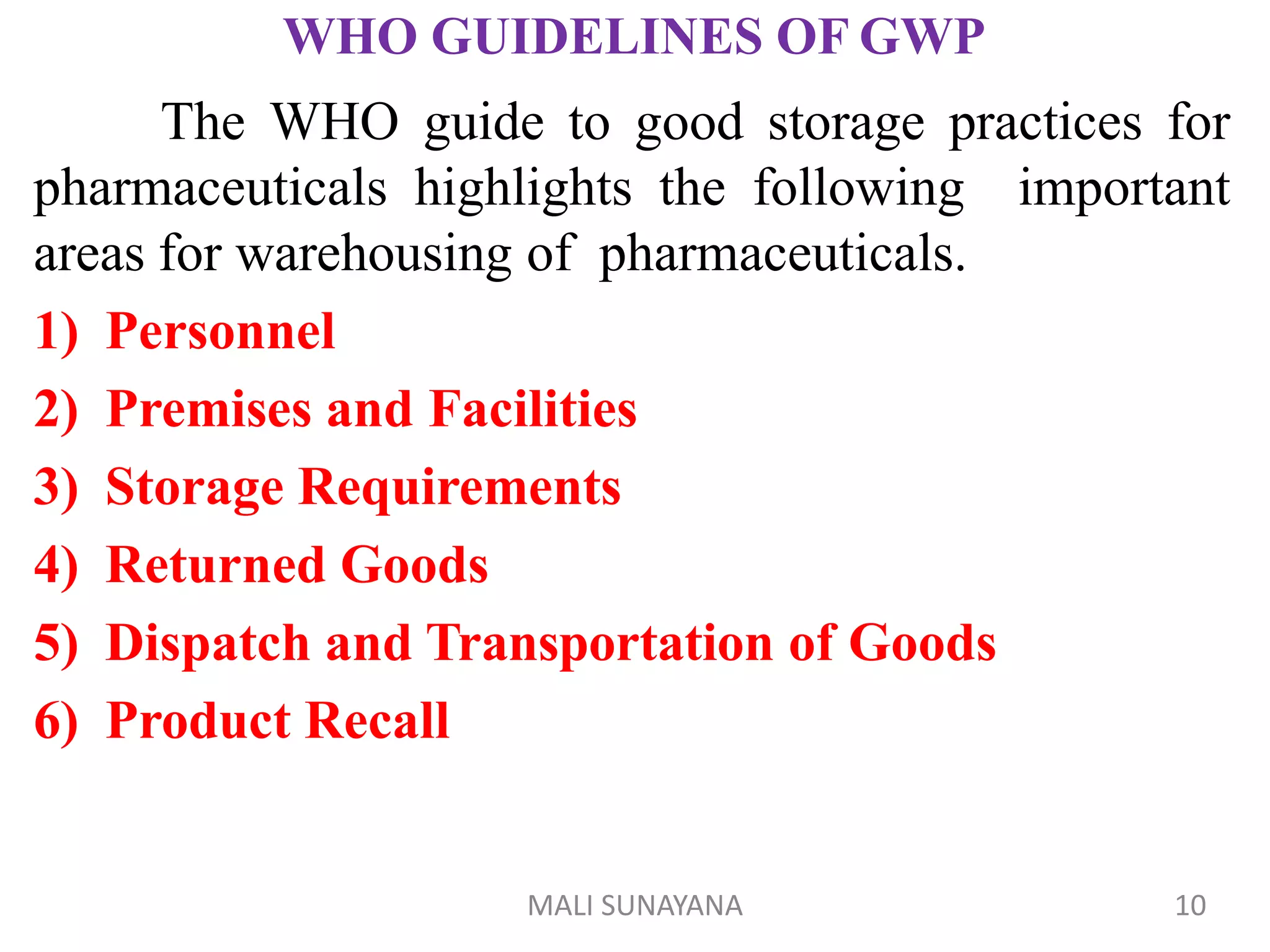 Warehousing and material management | PPTX