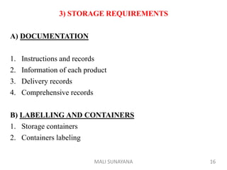 Warehousing and material management | PPTX