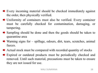 Warehousing and material management | PPTX