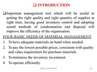 Warehousing and material management | PPTX
