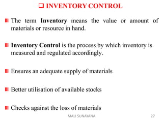Warehousing and material management | PPTX