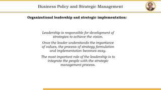 BPSM15.1 Strategy Implementation - Factors Affecting Strategy Implementation | PPT