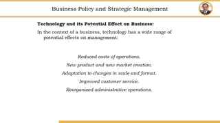 BPSM15.4 Strategy Implementation - Role of Technology | PPT