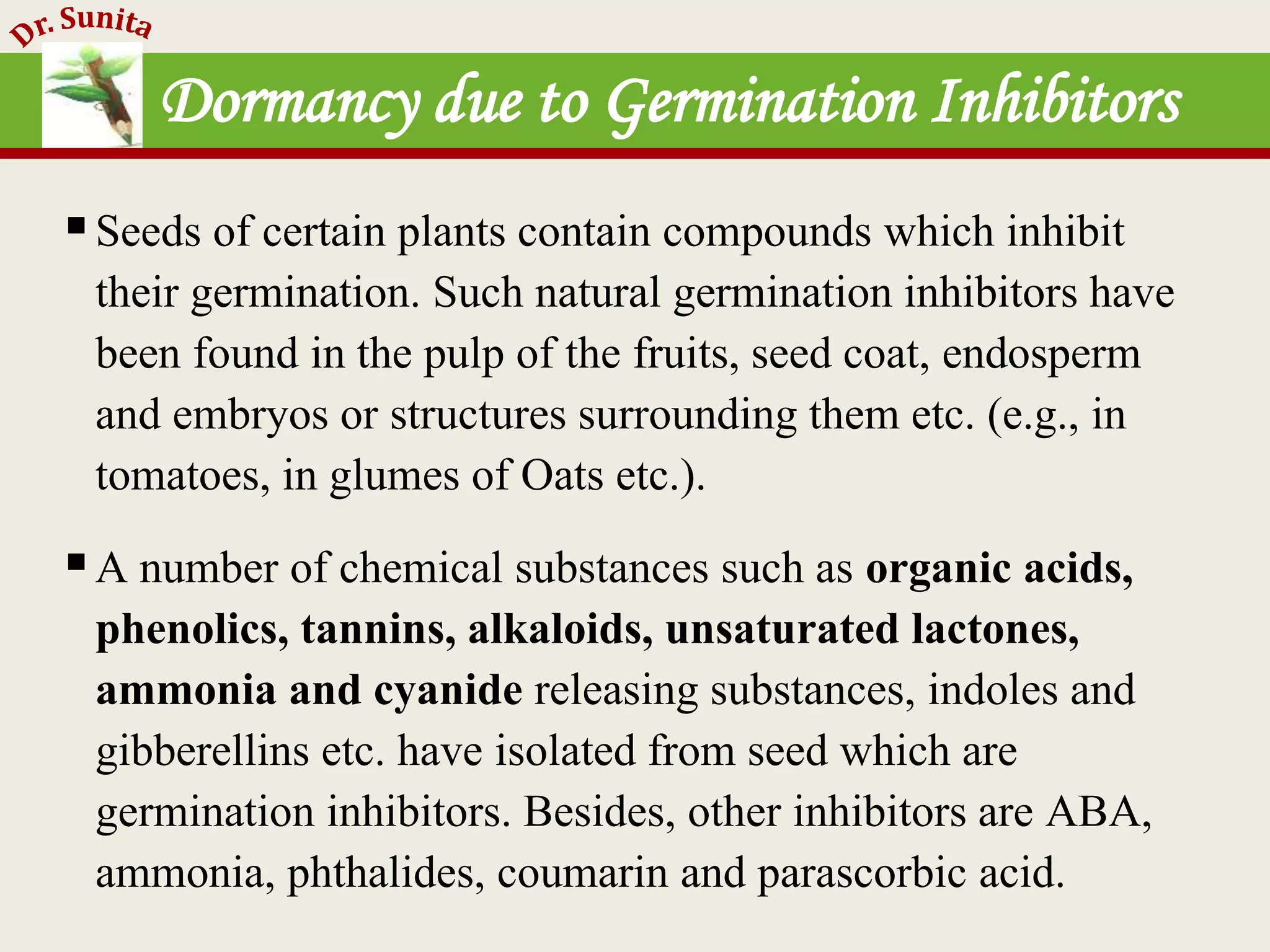 Seed dormancy | PPTX