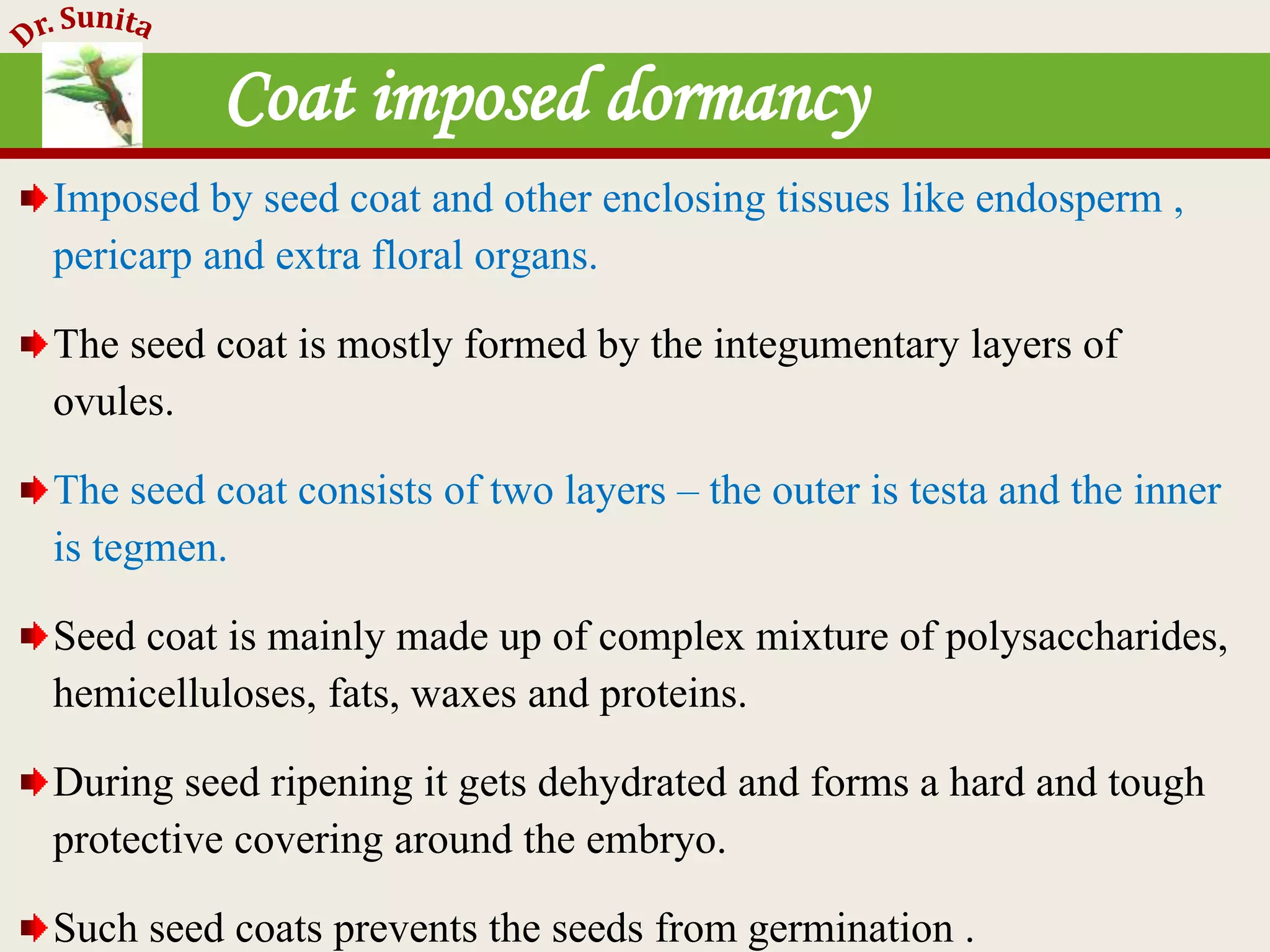 Seed dormancy | PPTX