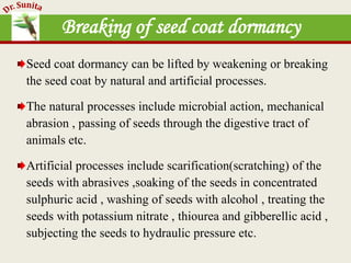 Seed dormancy | PPTX