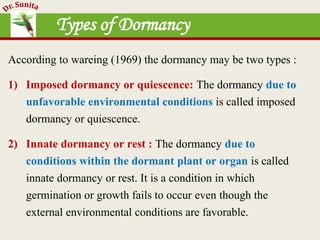 Seed dormancy | PPTX