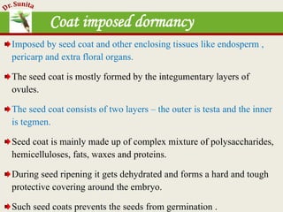 Seed dormancy | PPTX