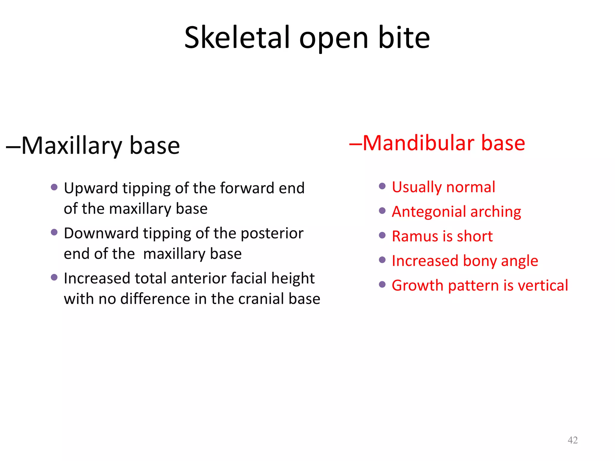 MANAGEMENT OF OPEN BITE | PPT