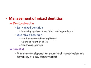 MANAGEMENT OF OPEN BITE | PPT