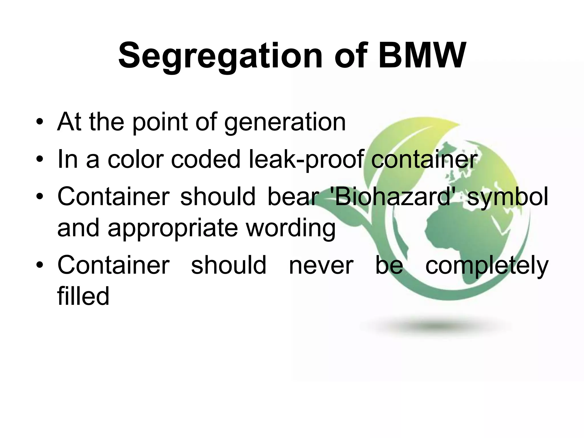 Bio - Medical Waste Management | PPTX