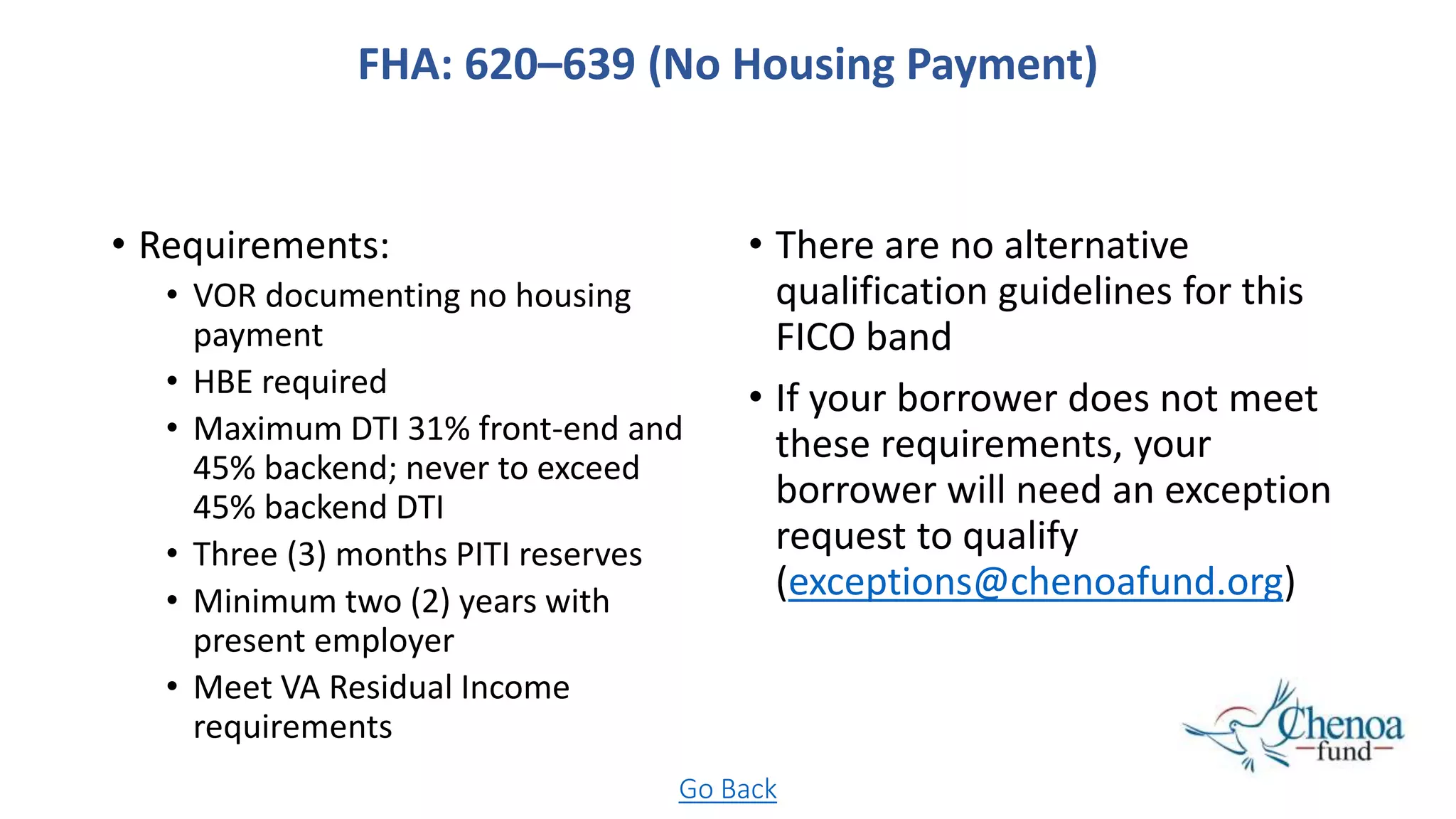 15.0 DTI and FICO Flowchart | PPT
