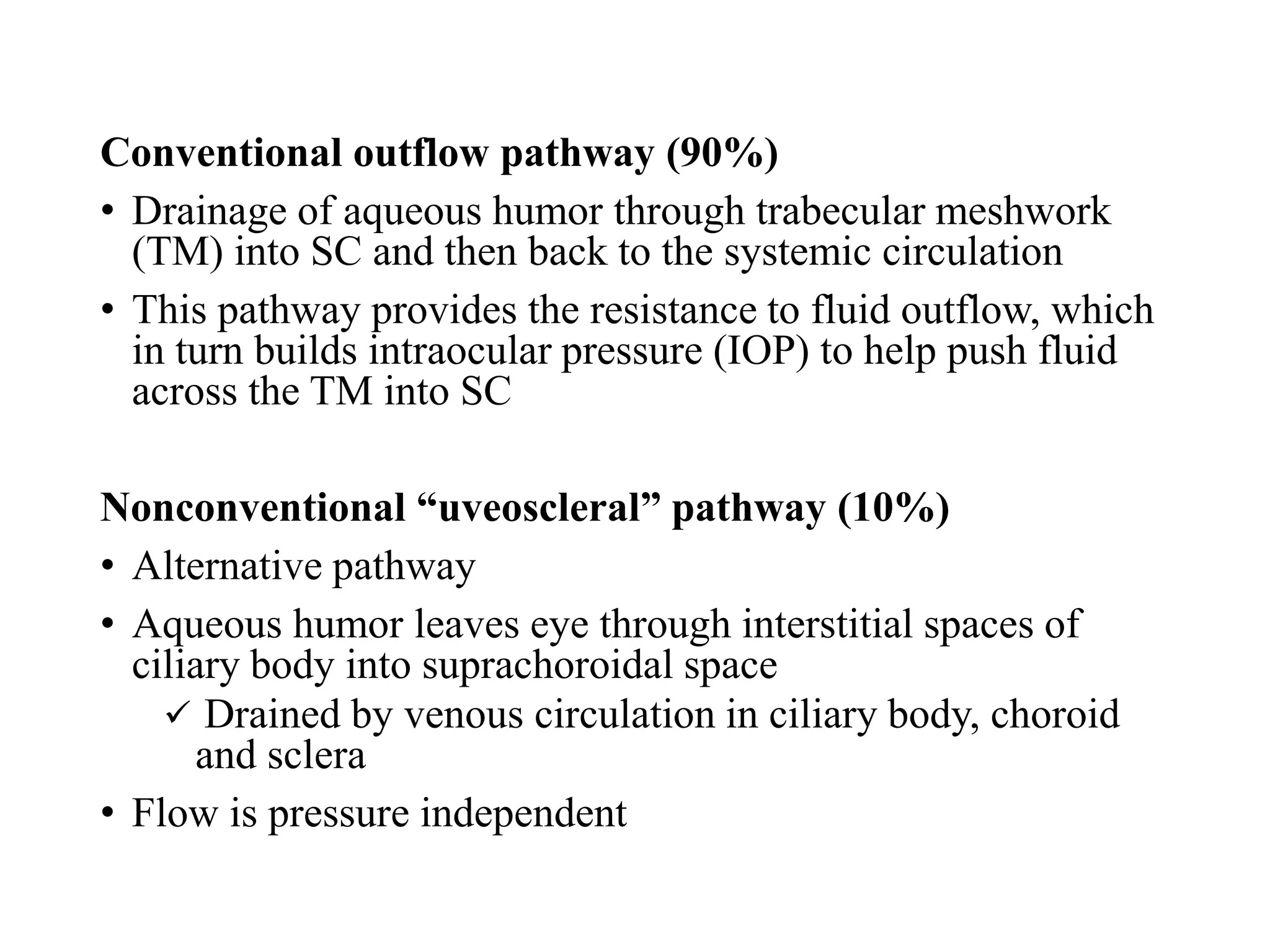 Glaucoma-Relevant Anatomy & Physiology | PPTX