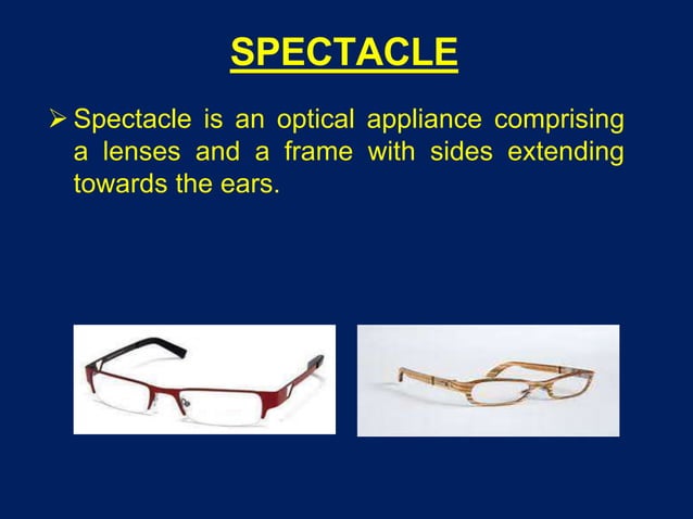 Spectacles | PPT