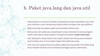 15. konsep java class library (jcl) | PPTX