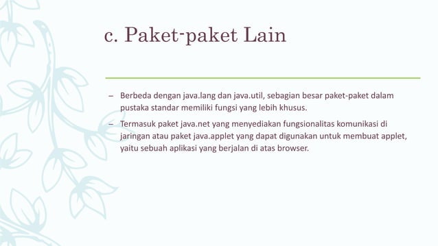 15. konsep java class library (jcl) | PPTX