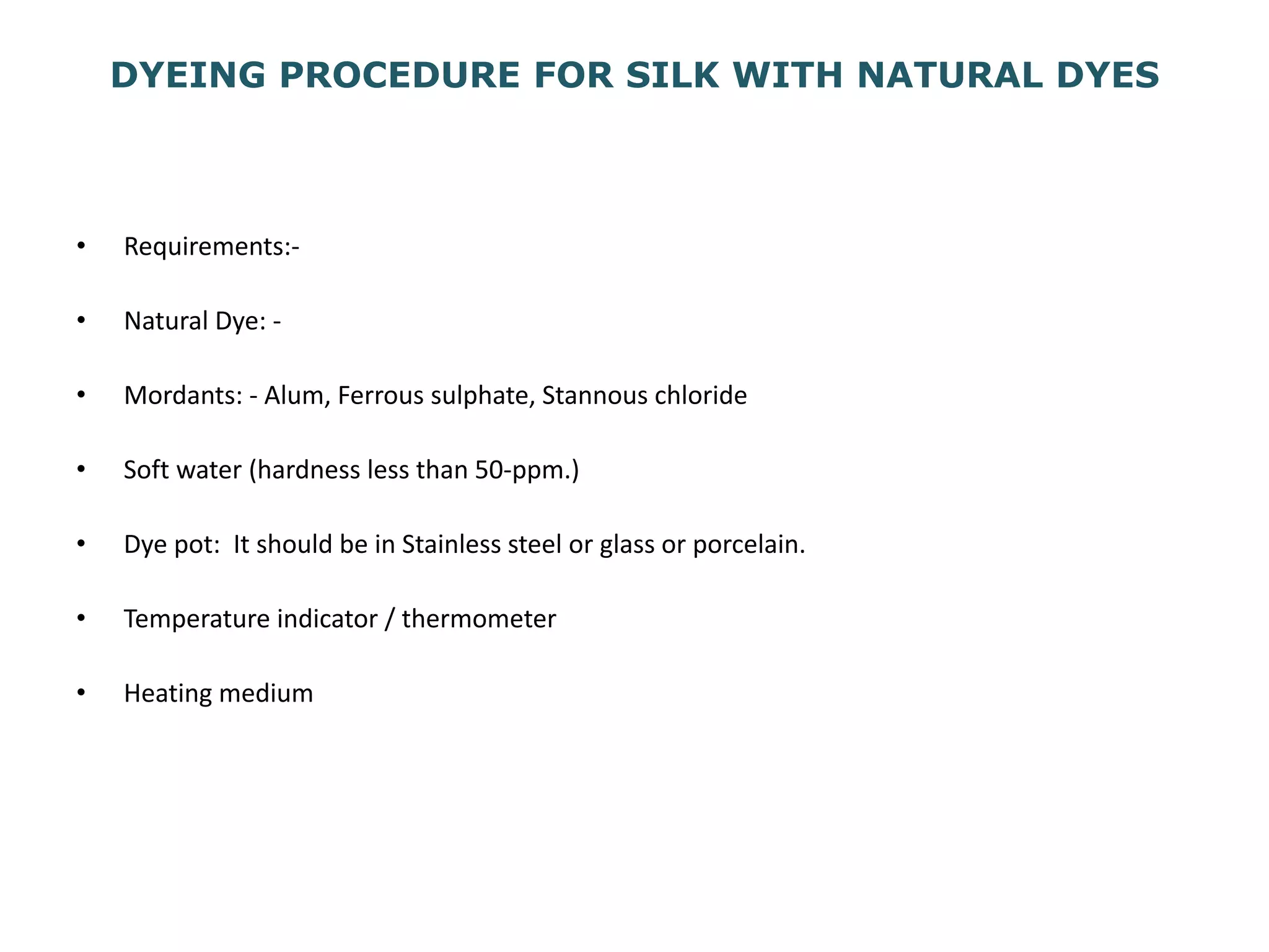 Typical dyeing process for cotton | PDF