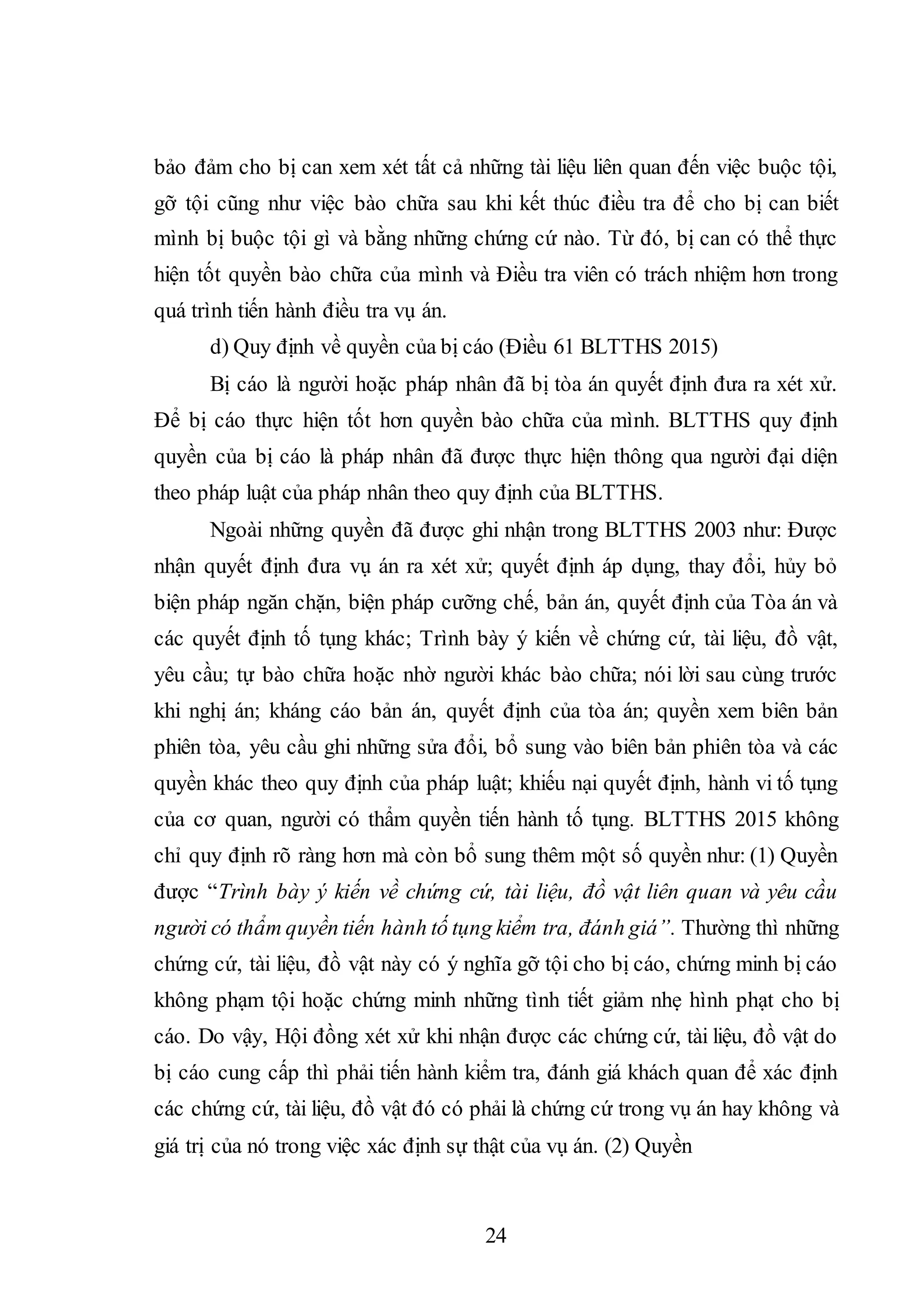 Luận văn: Bảo đảm quyền con người của người bị buộc tội, 9 ĐIỂM | DOC