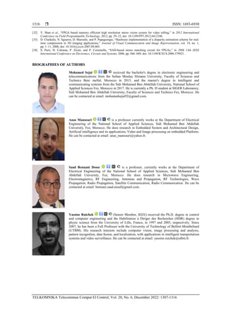 Parallel field programmable gate array implementation of the sum of absolute differences ...