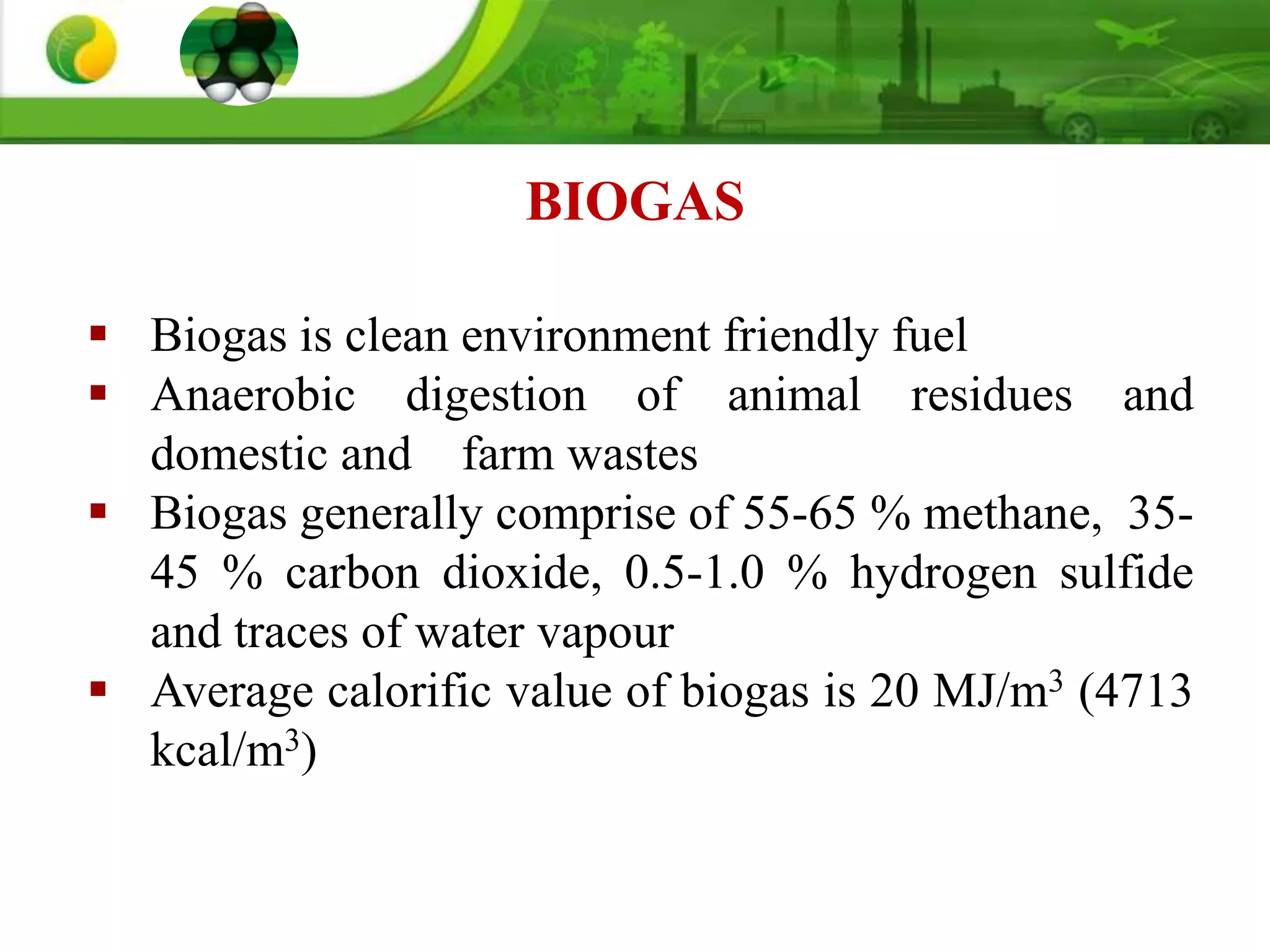 15.BIOGAS PURIFICATION AND UTILIZATION.ppt