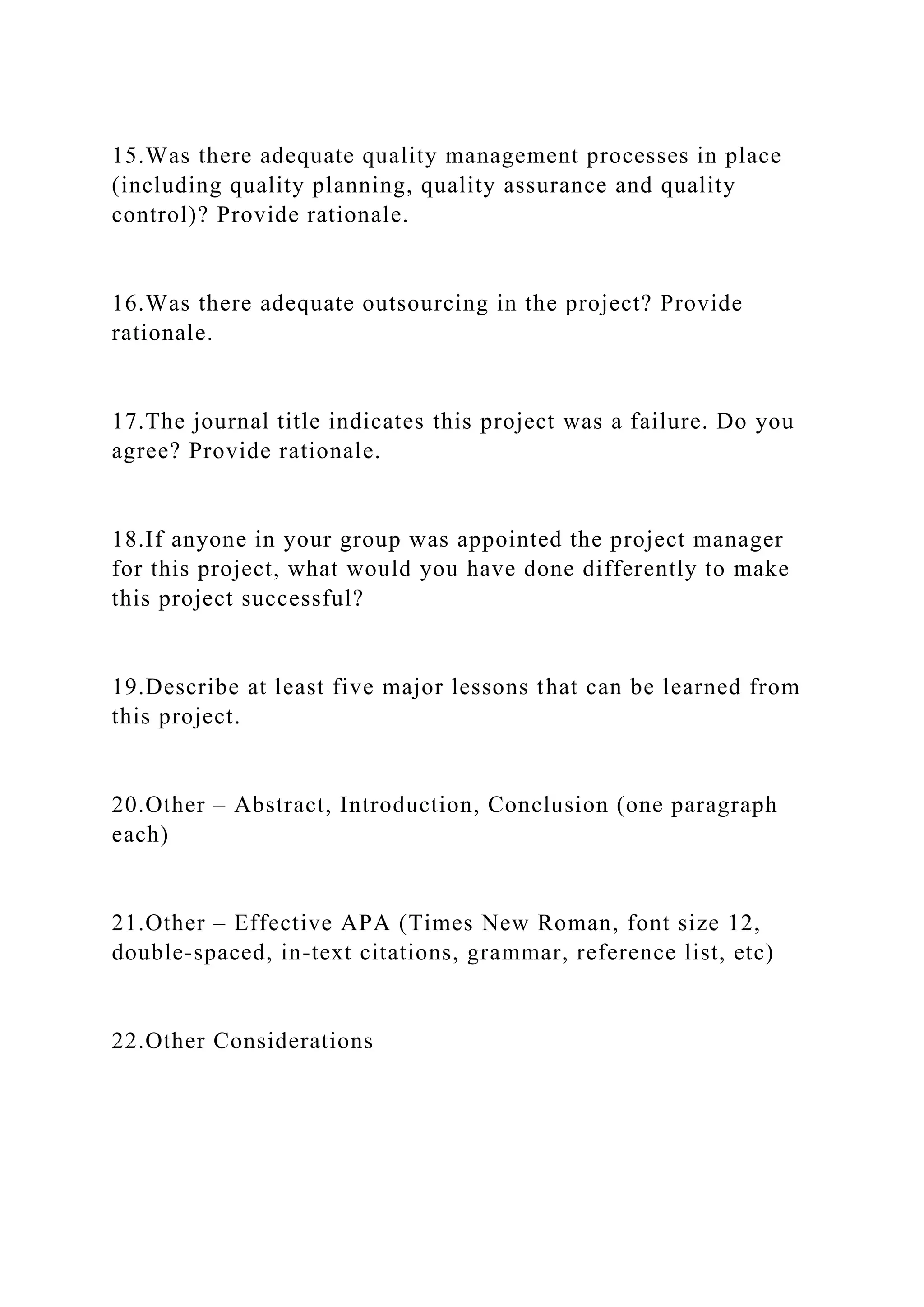 15.Was there adequate quality management processes in place (includi.docx